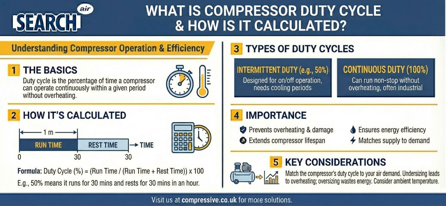 What is Compressor Duty Cycle and How is it Calculated? | William G Search